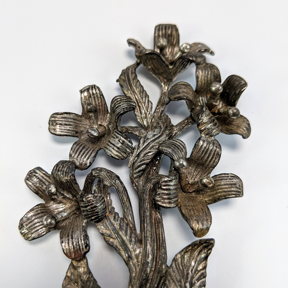 unbranded | Accessories | Flowers Bunch Brooch Huge Antique Finish ...